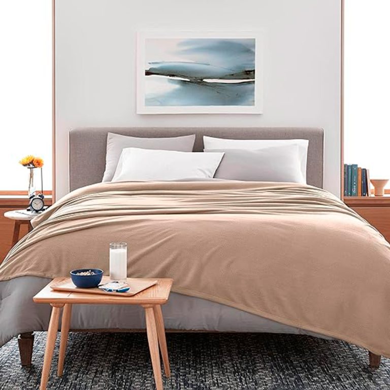 Colcha Polar Color Beige Premium Gruesa